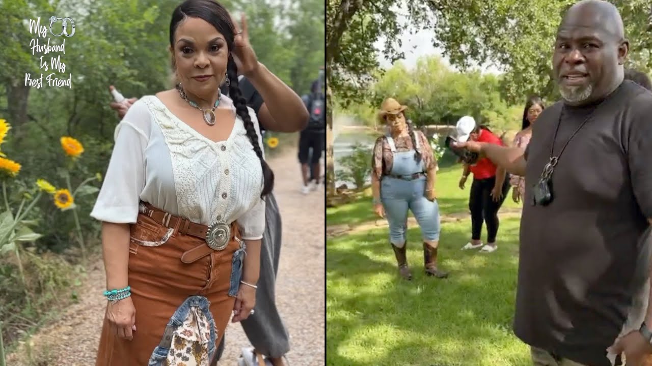 David Mann's Wife Tamala Is Too Cute In Her Farm Outfits On The Set Of ...