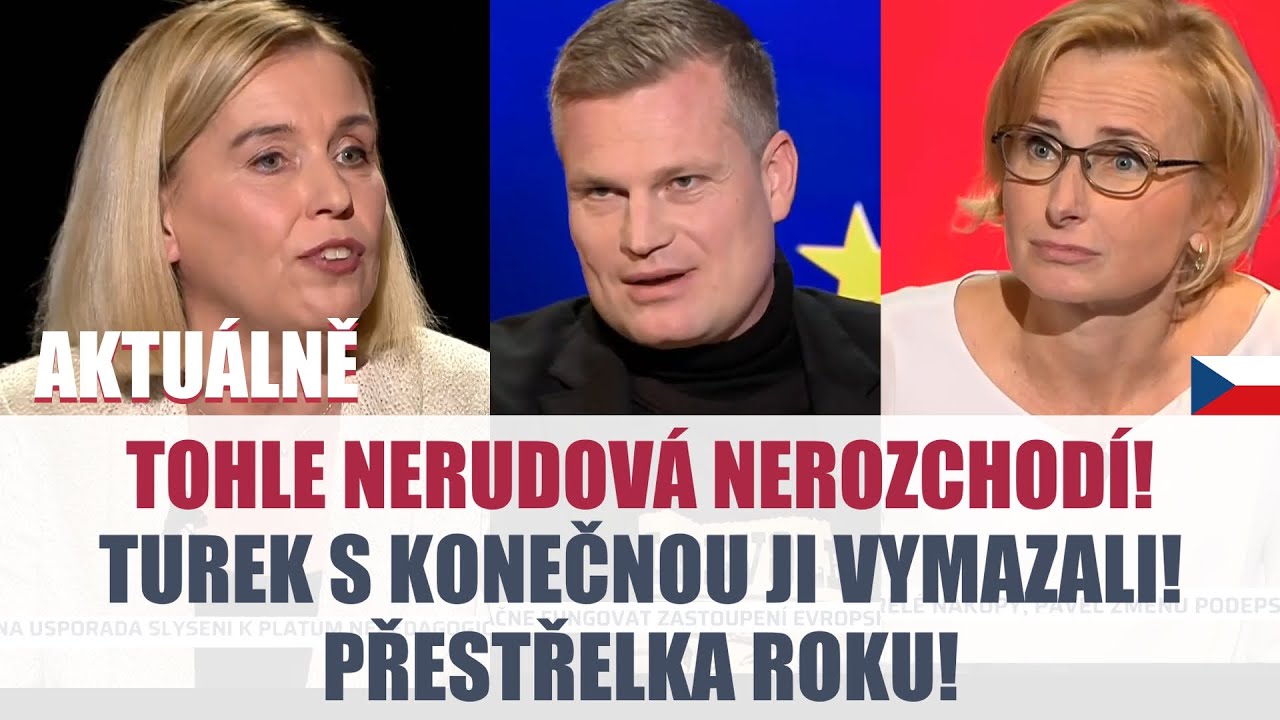 Ty vole, to byla PŘESTŘELKA ROKU! Turek s Konečnou VYMAZALI NERUDOVOU ...