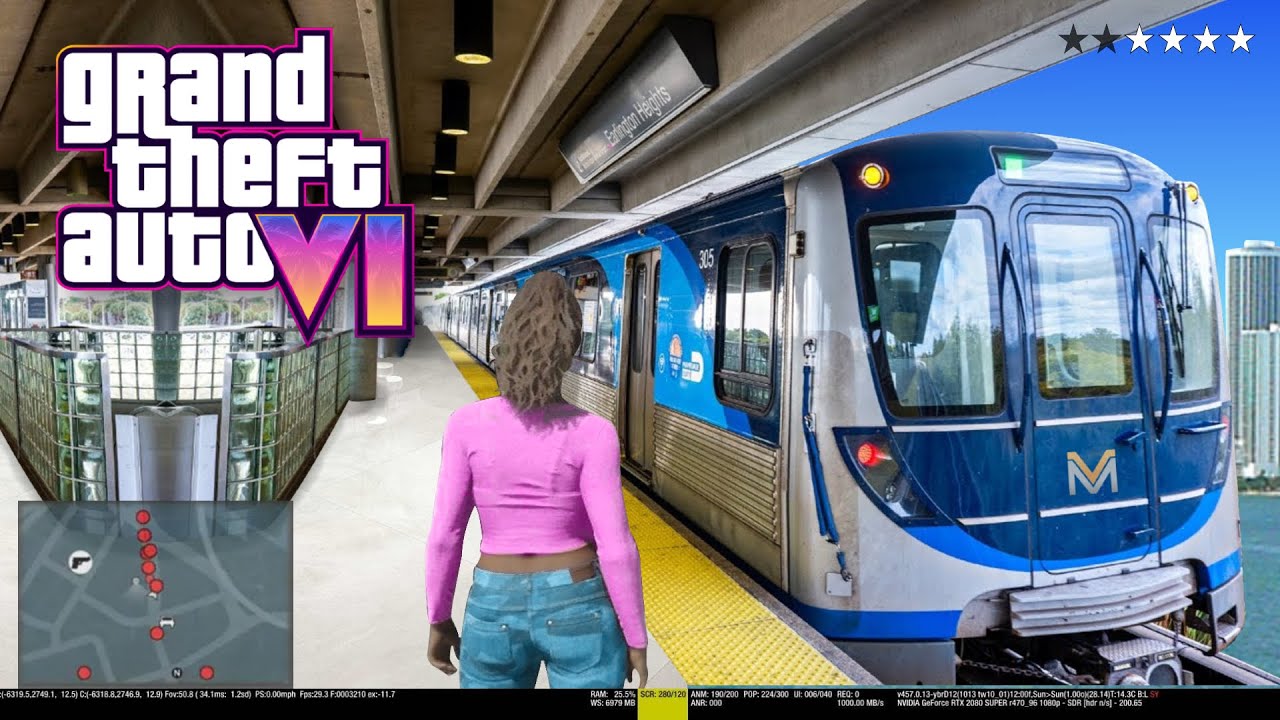 GTA 6 - Metro Train Leak - YouTube