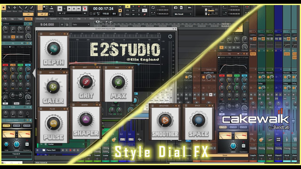 Cakewalk ita - Tutorial 31 - Il ProChannel Part 10 - Style Dial Fx ...