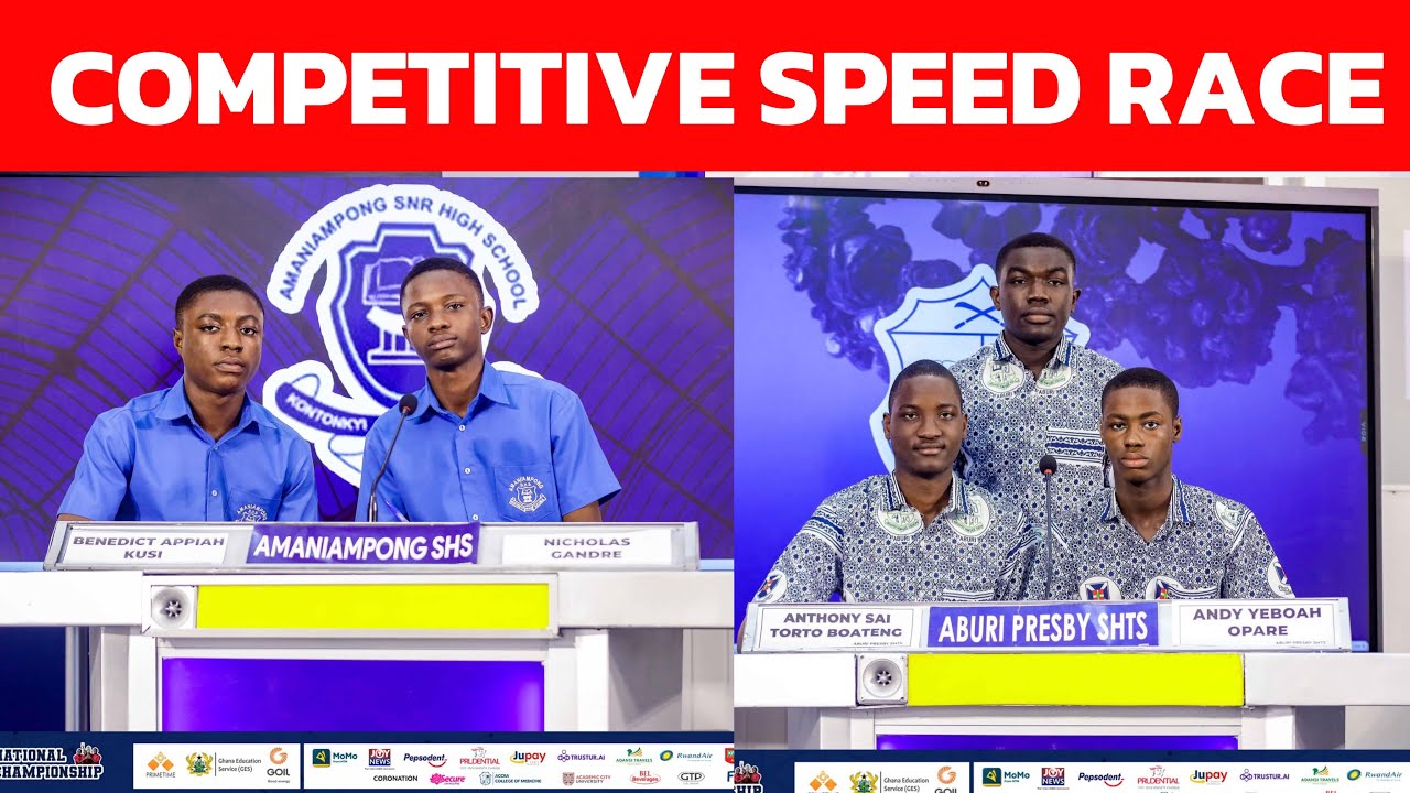 🔥 Competitive SPEED RACE Btn Amaniampong SHS and Aburi Presby SHTS | # ...