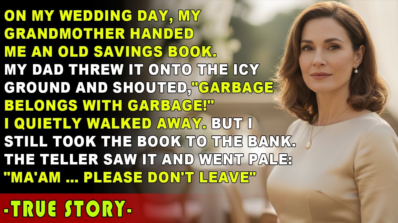My Dad Ridiculed Grandma’s Passbook at My Wedding — The Bank Manager ...