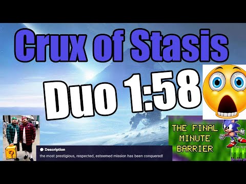 Crux of Stasis Duo WR [1:58] - YouTube