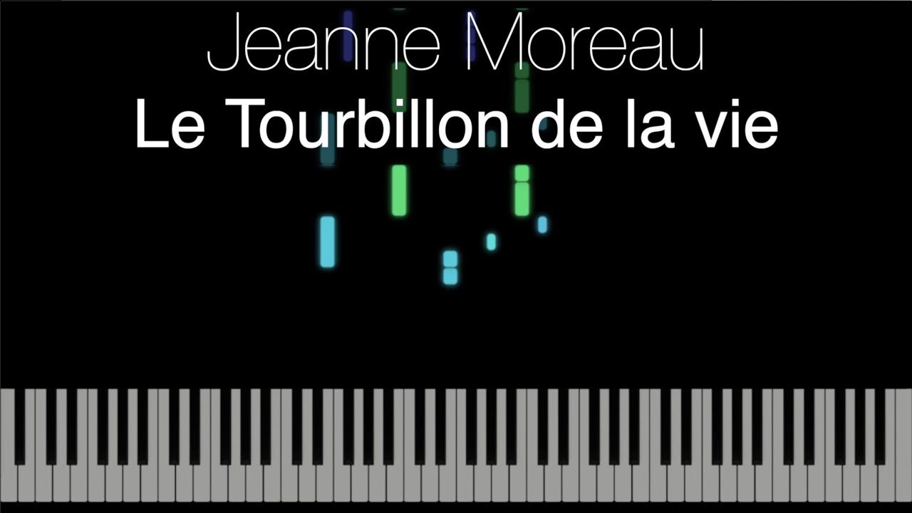Le tourbillon de la vie - J. Moreau - Piano tutorial - YouTube