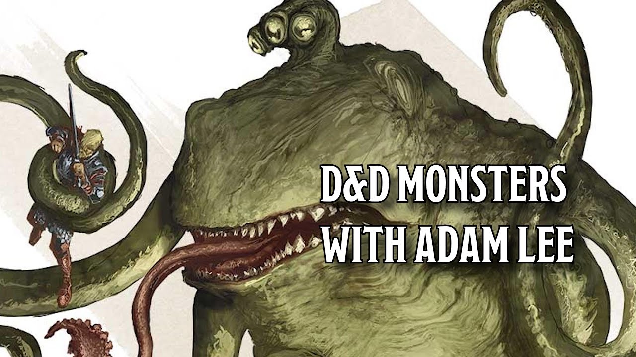 How To Approach D&D Monsters with Adam Lee - YouTube