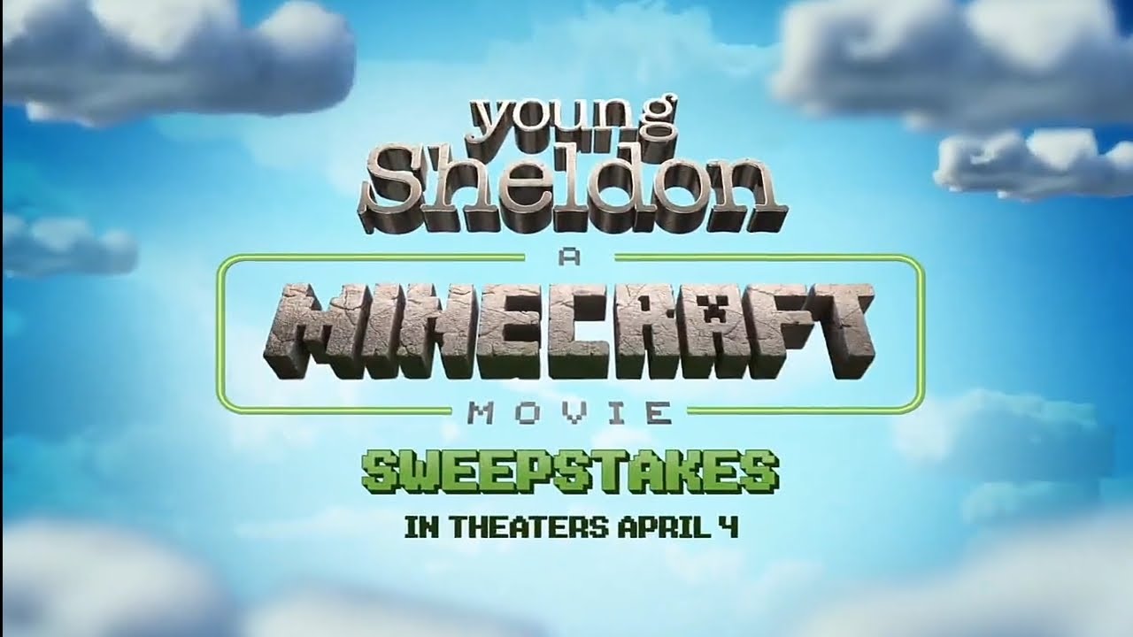 A MINECRAFT MOVIE x YOUNG SHELDON - Sweepstakes Competition Trailer ...