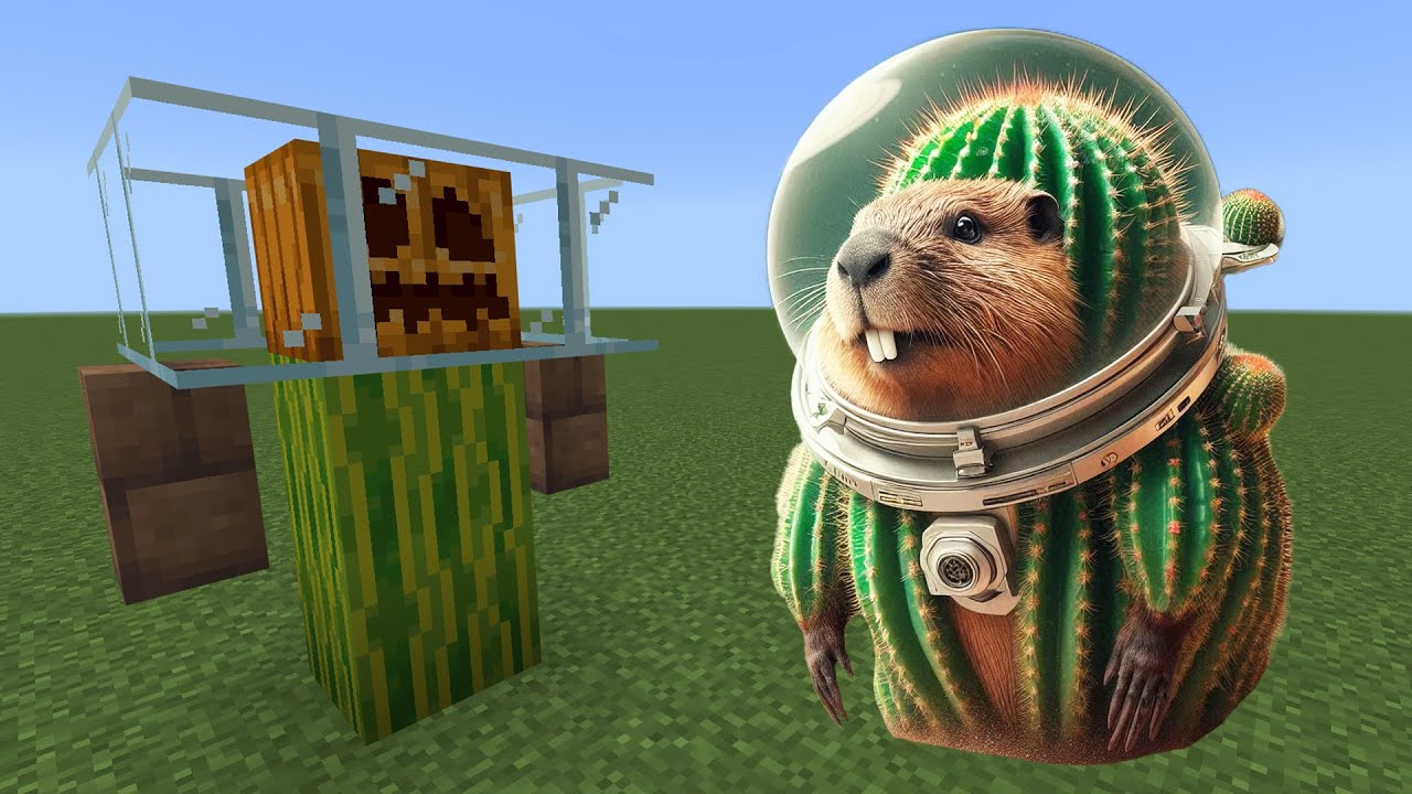Cursed Italian Brainrot Bobrini Cactusini Su Saturno Addon in Minecraft ...