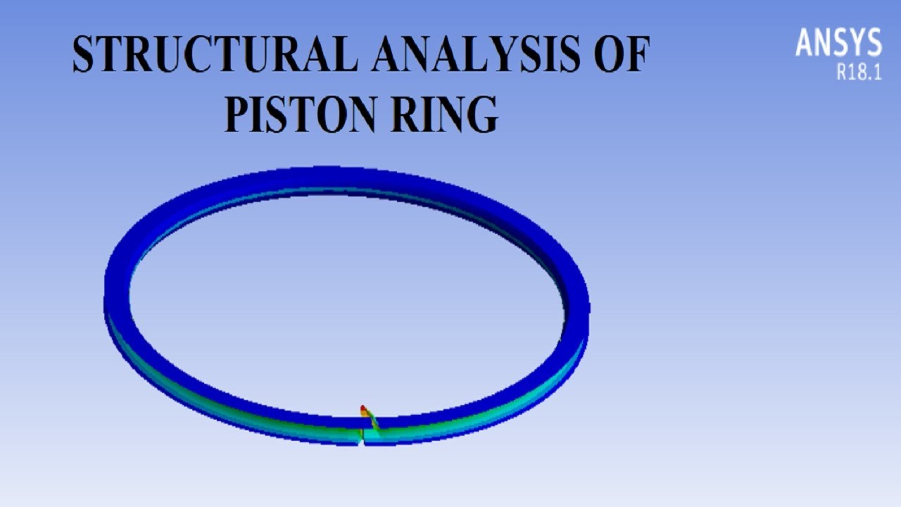 Piston Ring | Static Structural Analysis I Deformation | Stress ...