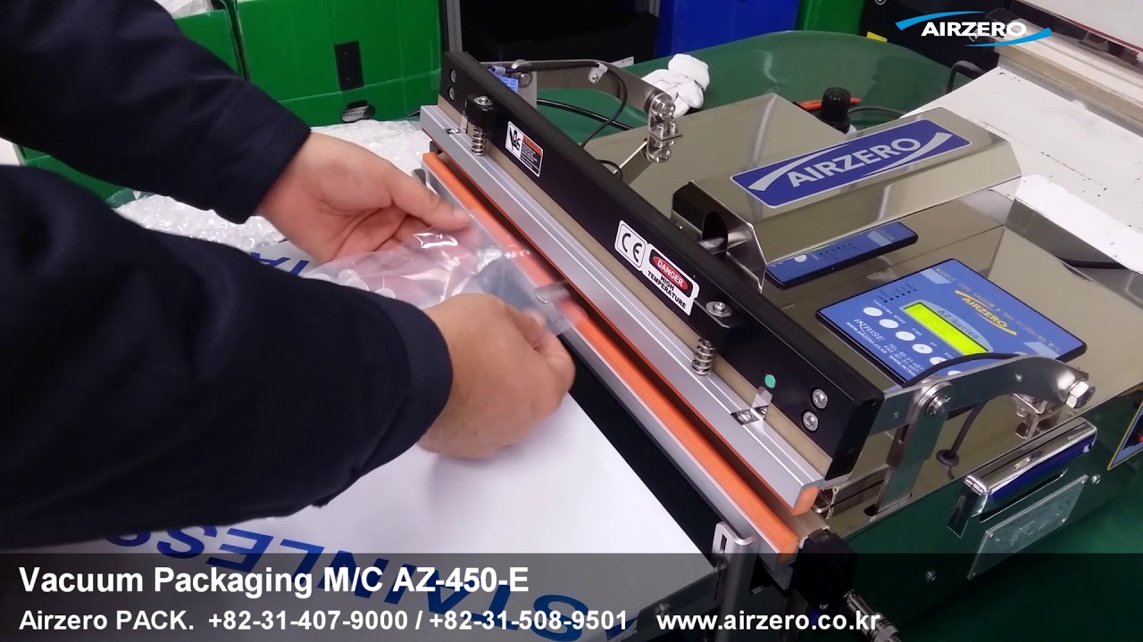 Optical Products Lens Storage AZ 450E Vacuum Packaging Machine - YouTube