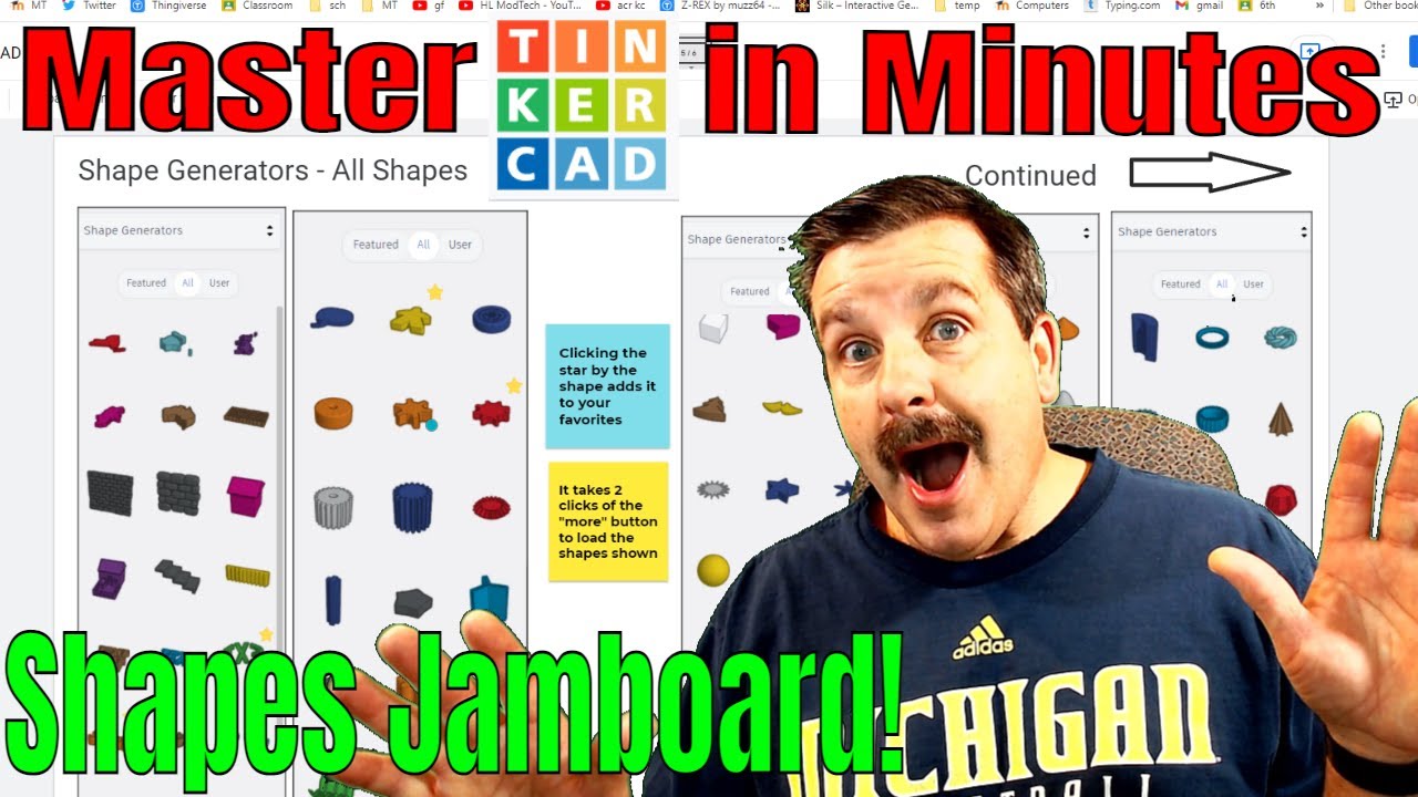 Master Menus & Buttons in Tinkercad with a Google Jamboard - YouTube