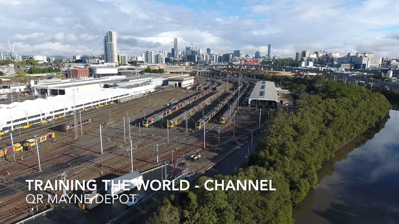 QR Mayne Depot train stables ANONYMOUS SPY VIDEO - YouTube