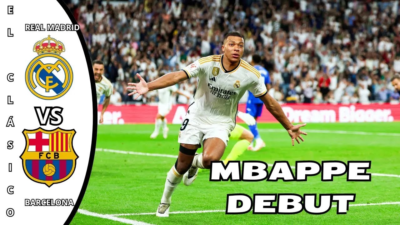 Mbappe debut for Real Madrid!!! - Real Madrid VS Barcelona 4K 60fps # ...