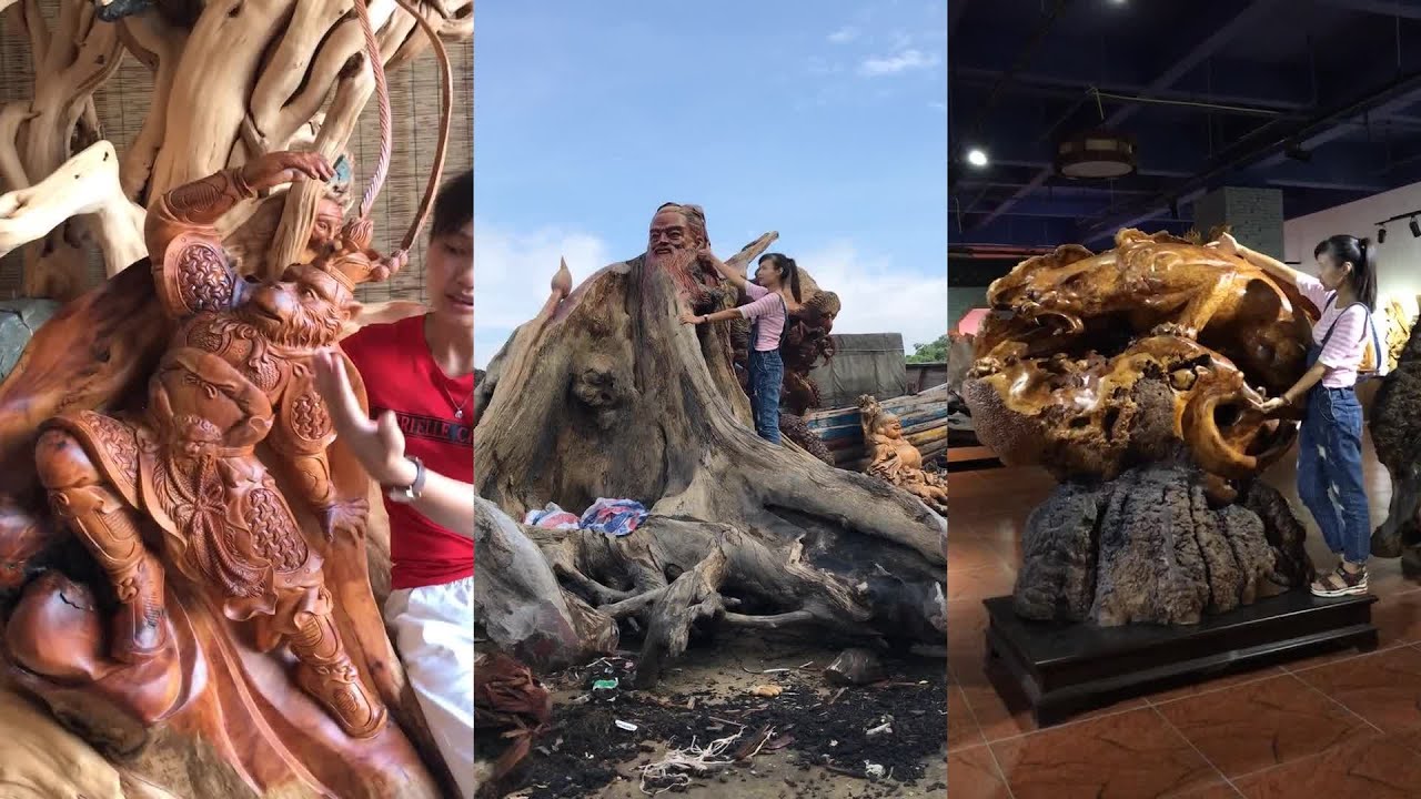 Wood Carving - King of Monkey Sculpture - Woodworking Art - YouTube