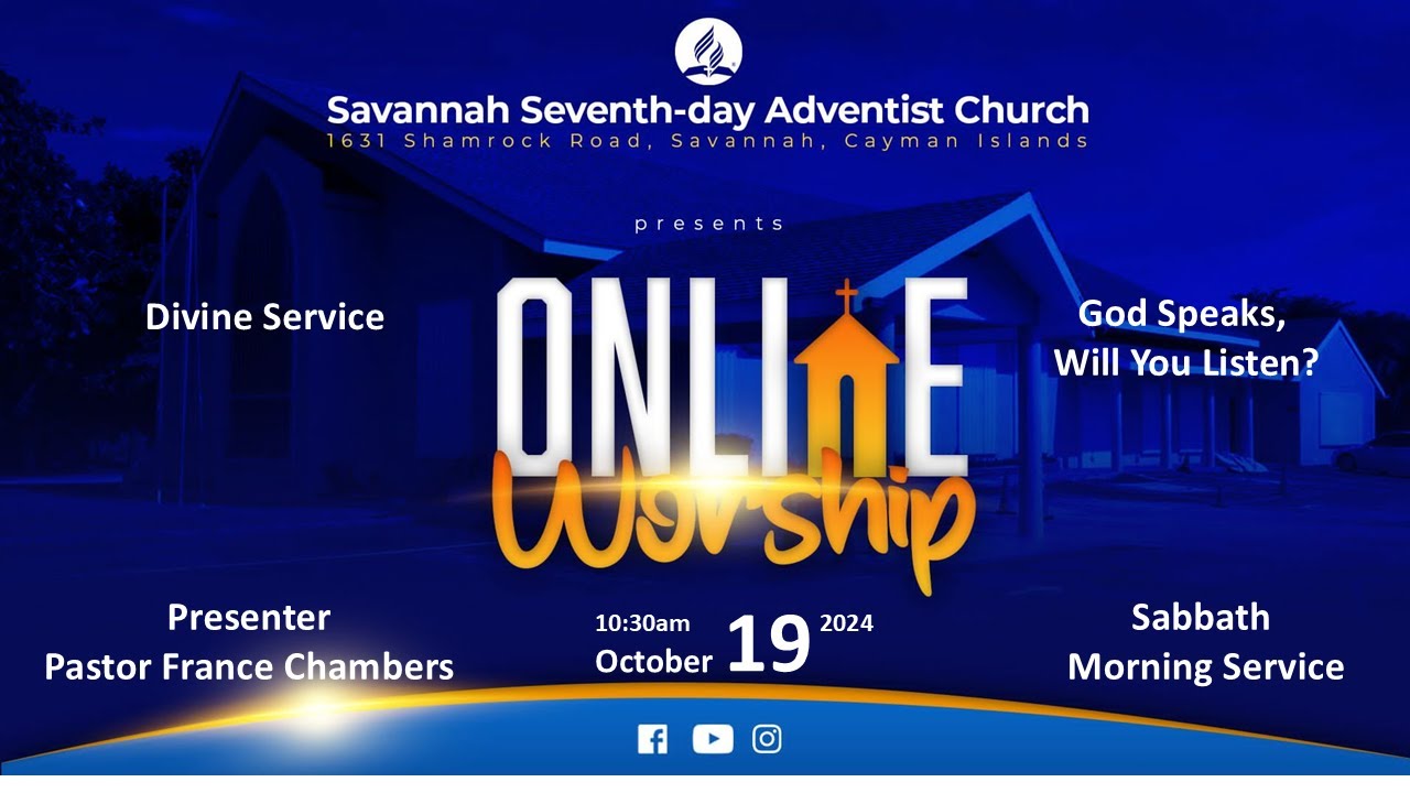Savannah SDA Church Live Stream October 19, 2024 Morning Service - YouTube
