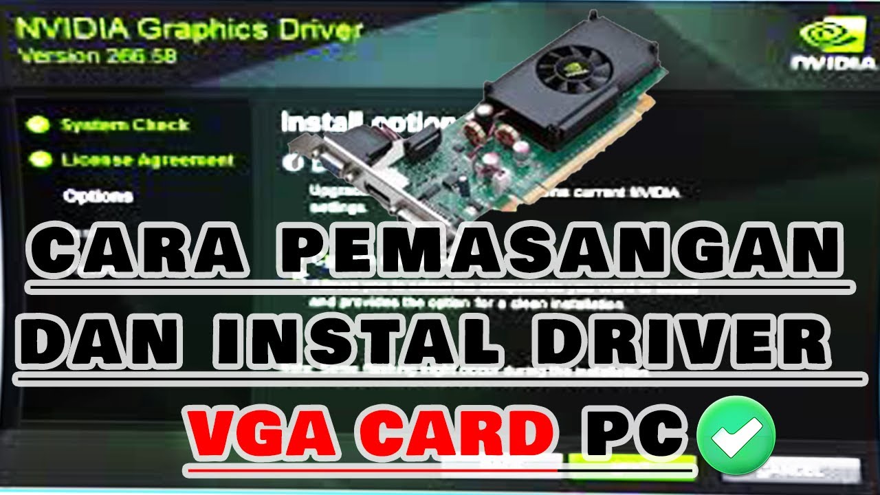 Cara memasang vga card di PC/komputer - YouTube