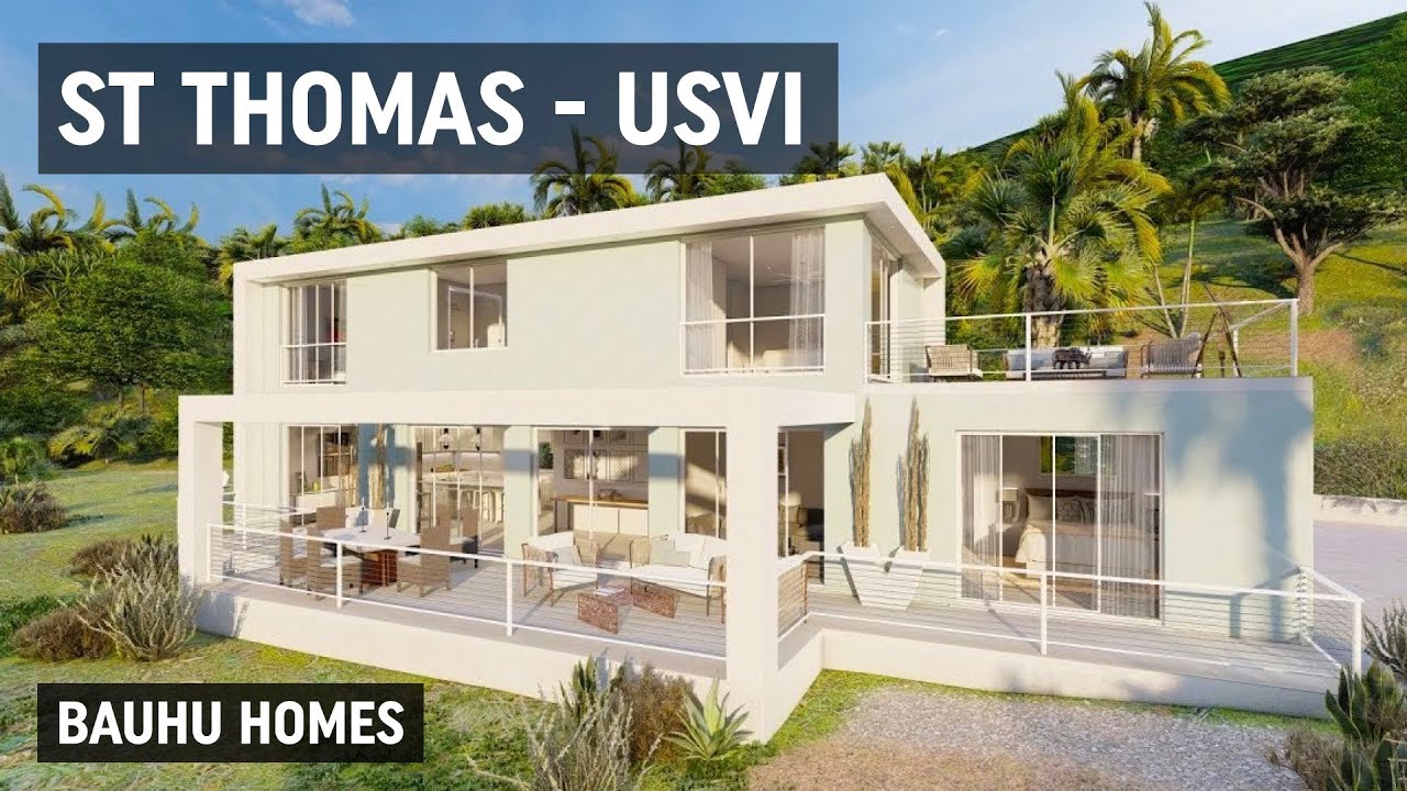Custom home for St Thomas USVI - YouTube