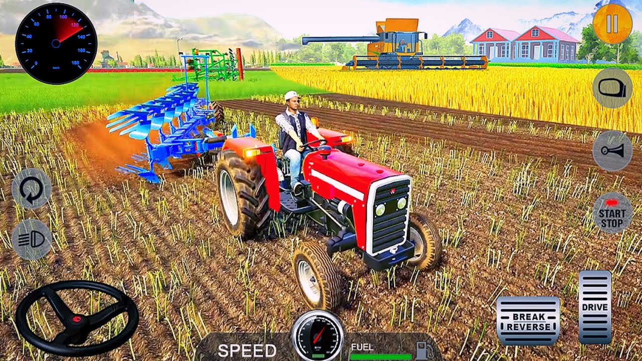 Farmland Tractor Farming - Farming Games -Android Gameplay Walkthrough ...