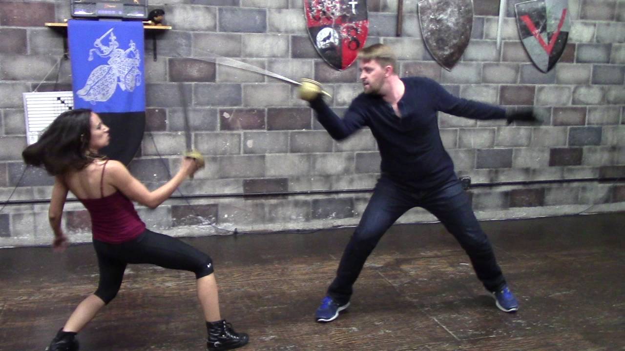 Cutlass Fight - Ariel and David - YouTube