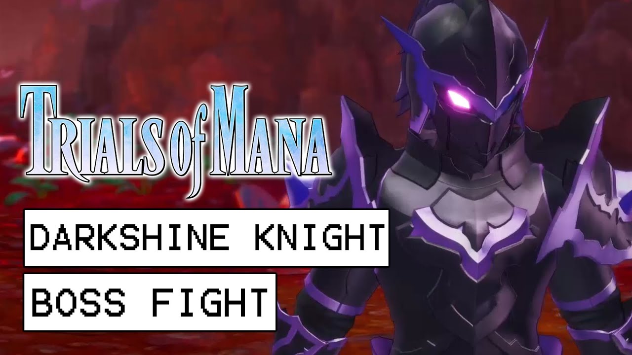 Trials Of Mana Darkshine Knight Boss Fight - YouTube