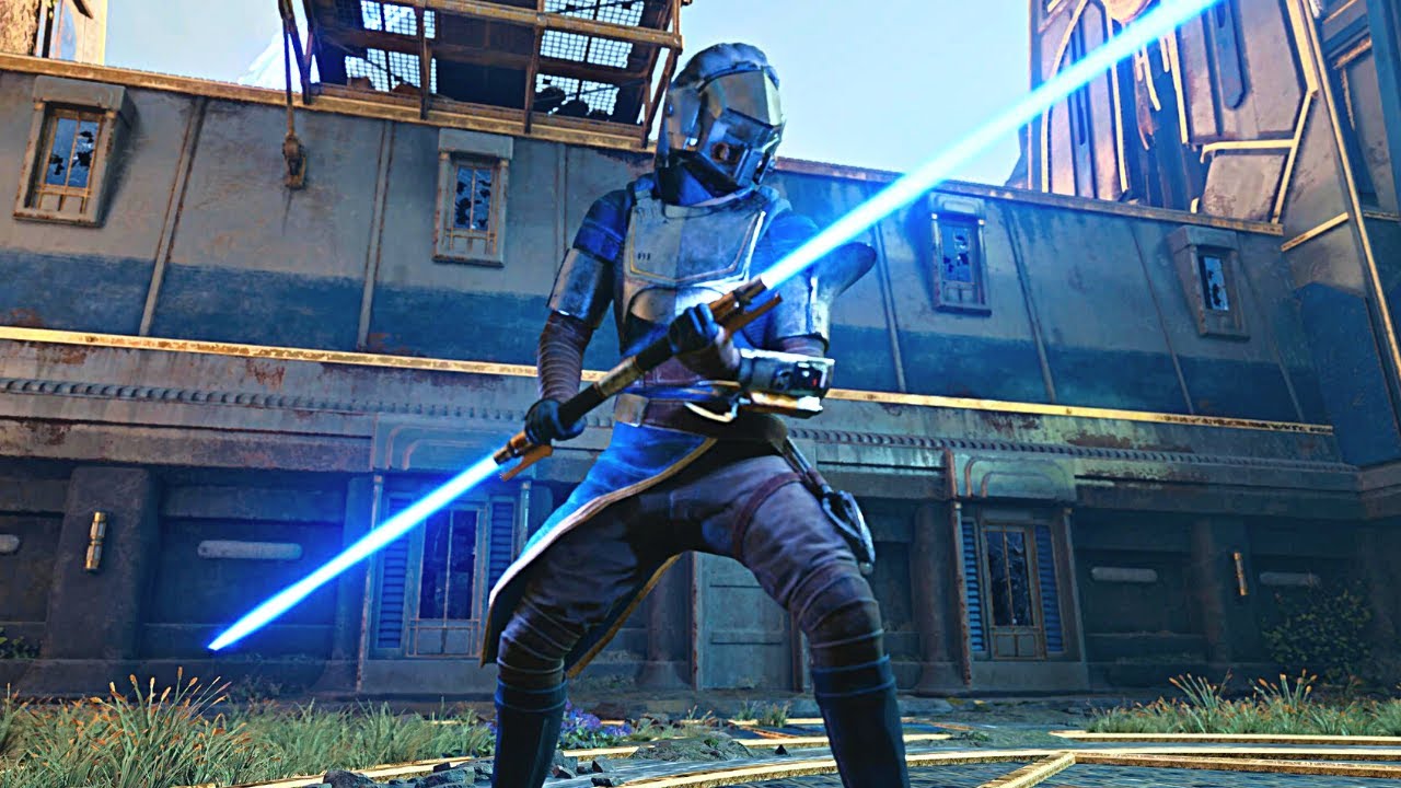 Star Wars Jedi Survivor - Tague Louesh Boss Fight [PS5] - YouTube