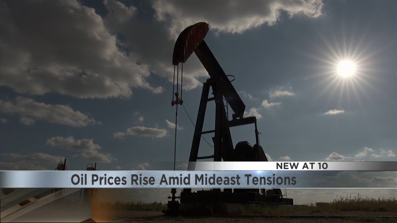 Oil prices rise amid Mideast tensions - YouTube