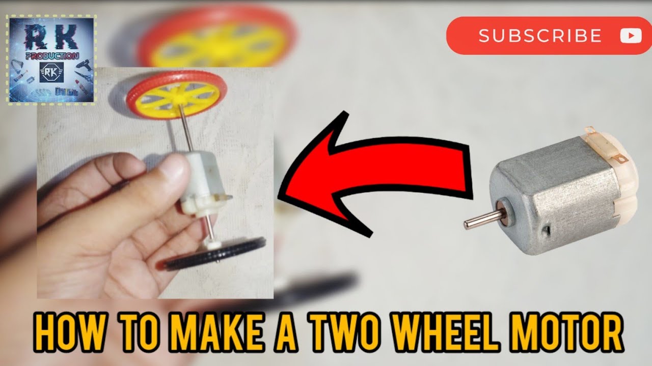 How to make a two wheel motor at home🔥(7th video Rk invention) - YouTube