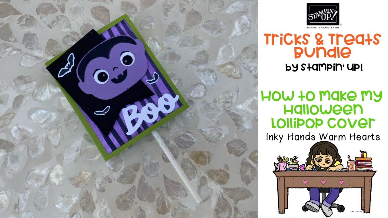 🎃 How to Make My Halloween Lollipop Treat - Tricks & Treats - Stampin ...