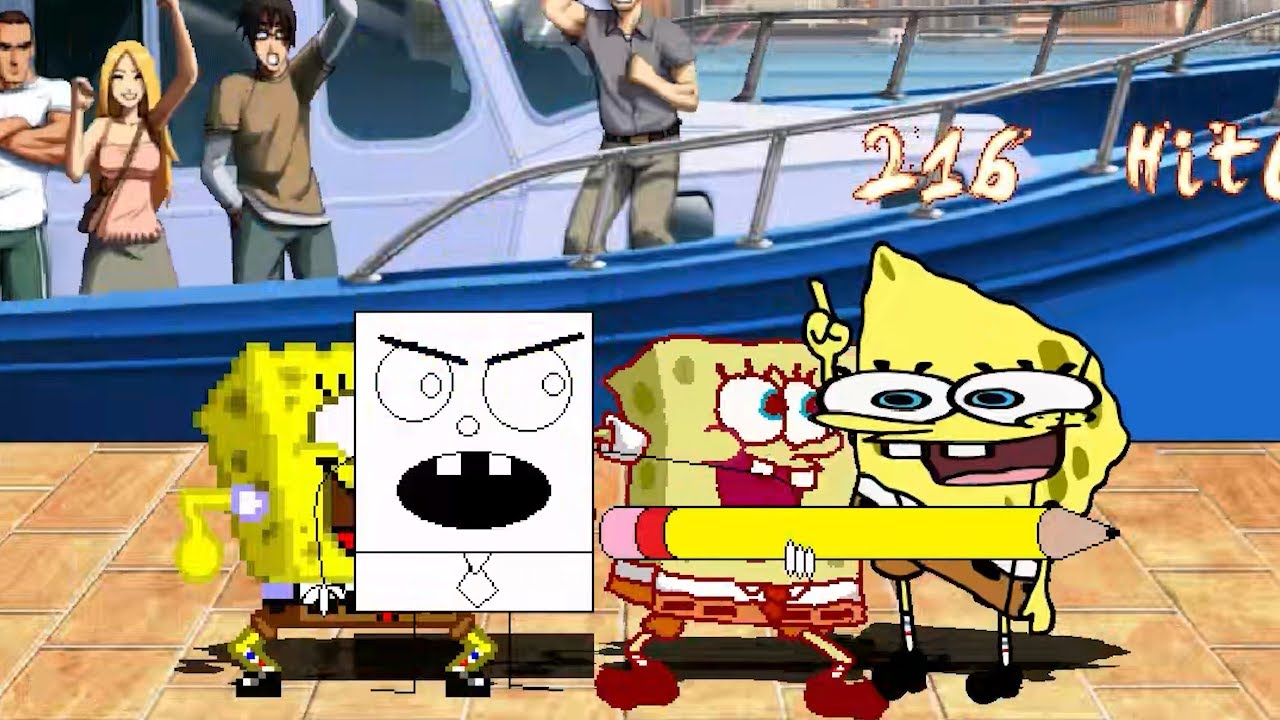 3 SPONGEBOBS & A DOODLEBOB vs FNF SPONG - THE MAD SPONGEBOB | AMAZING ...
