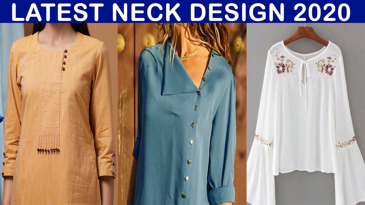 Latest Neck Design for girls 2020 || girls suit neck design - YouTube