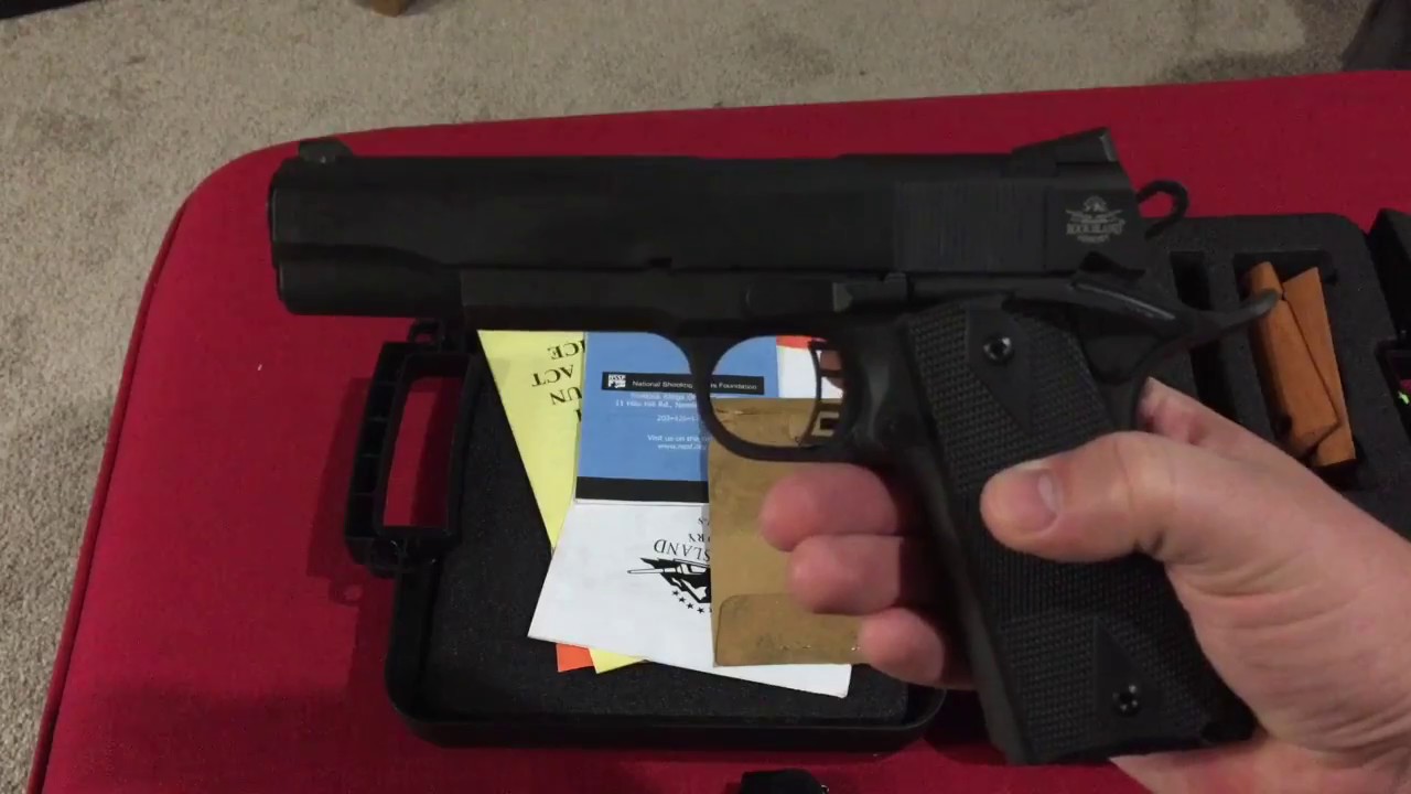 Should you buy a budget 1911 Rock Island Armory 45acp - YouTube