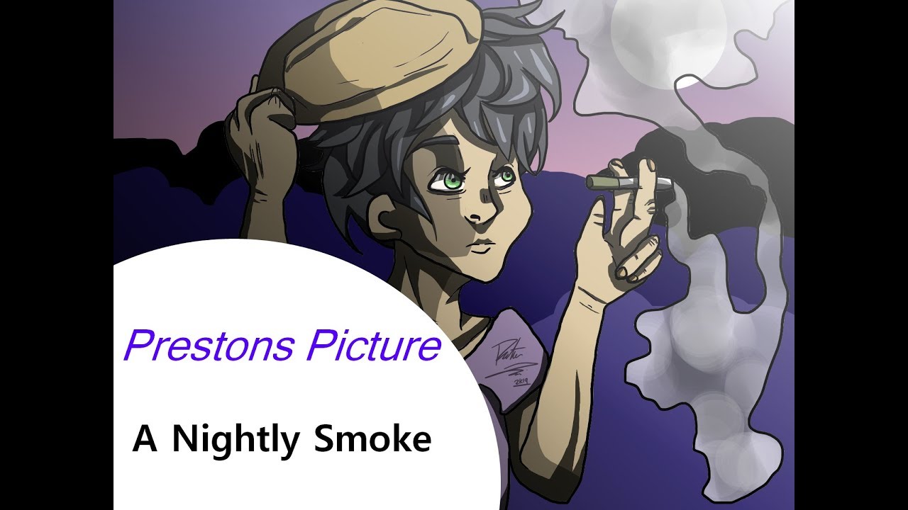 A Nightly Smoke (OC SPEEDPAINT) IM BACK! - YouTube