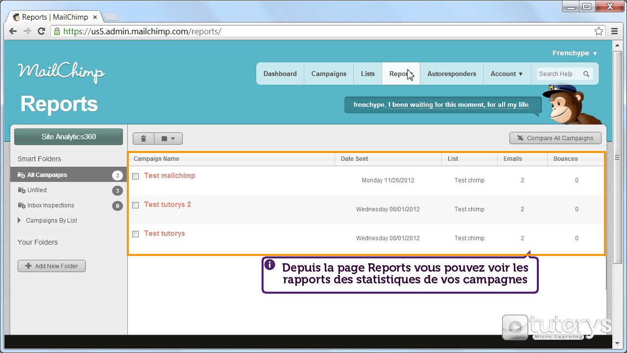 Comment naviguer dans l'interface de Mailchimp ? - YouTube