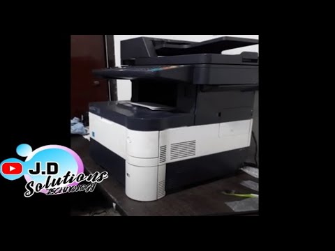 Instalación Multifuncional Kyocera M3040idn - YouTube