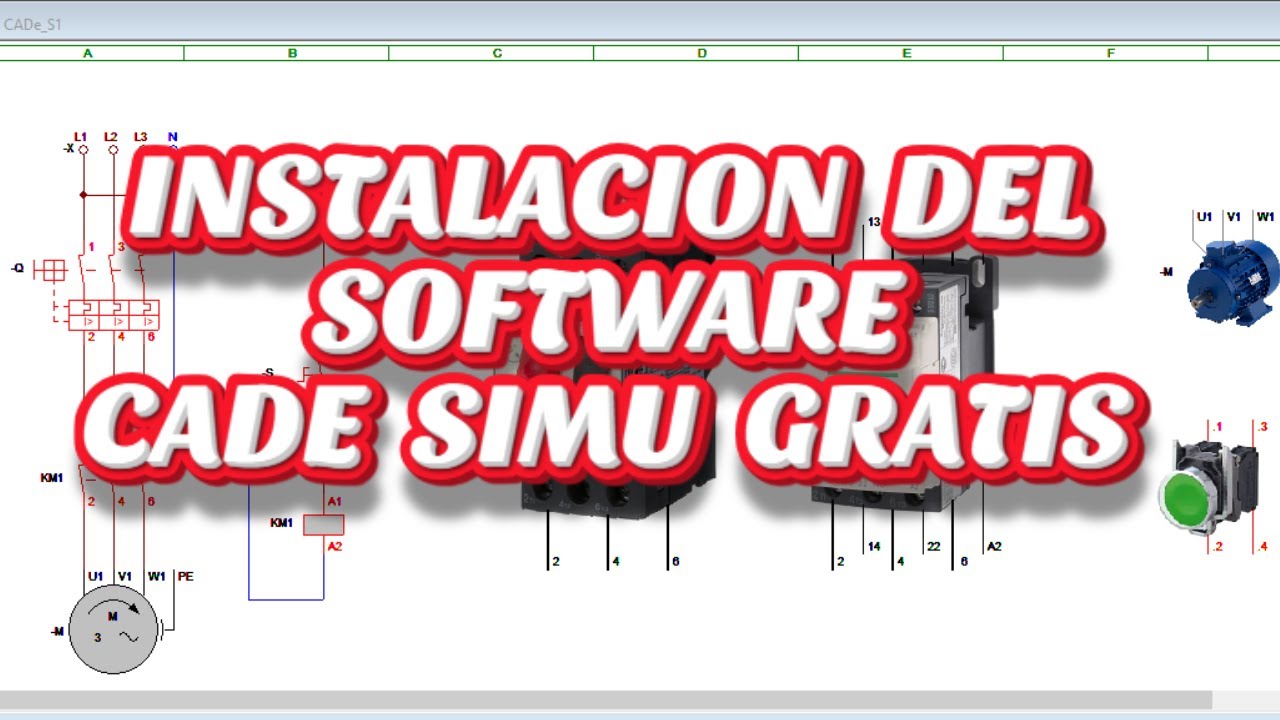 INSTALACIÓN DEL SOFTWARE CADE SIMU GRATIS 💻 ⚙️ - YouTube