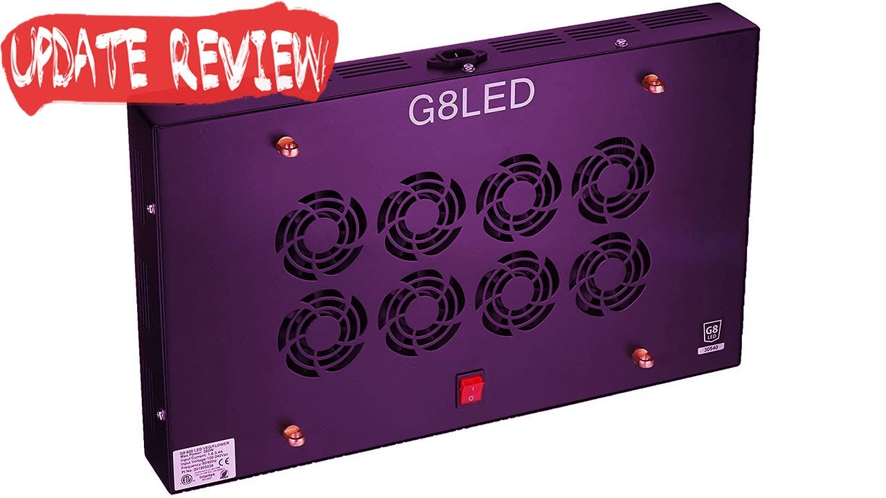 Best LED Grow Light 2020 - G8LED 600 Watt MEGA LED Veg Review - YouTube