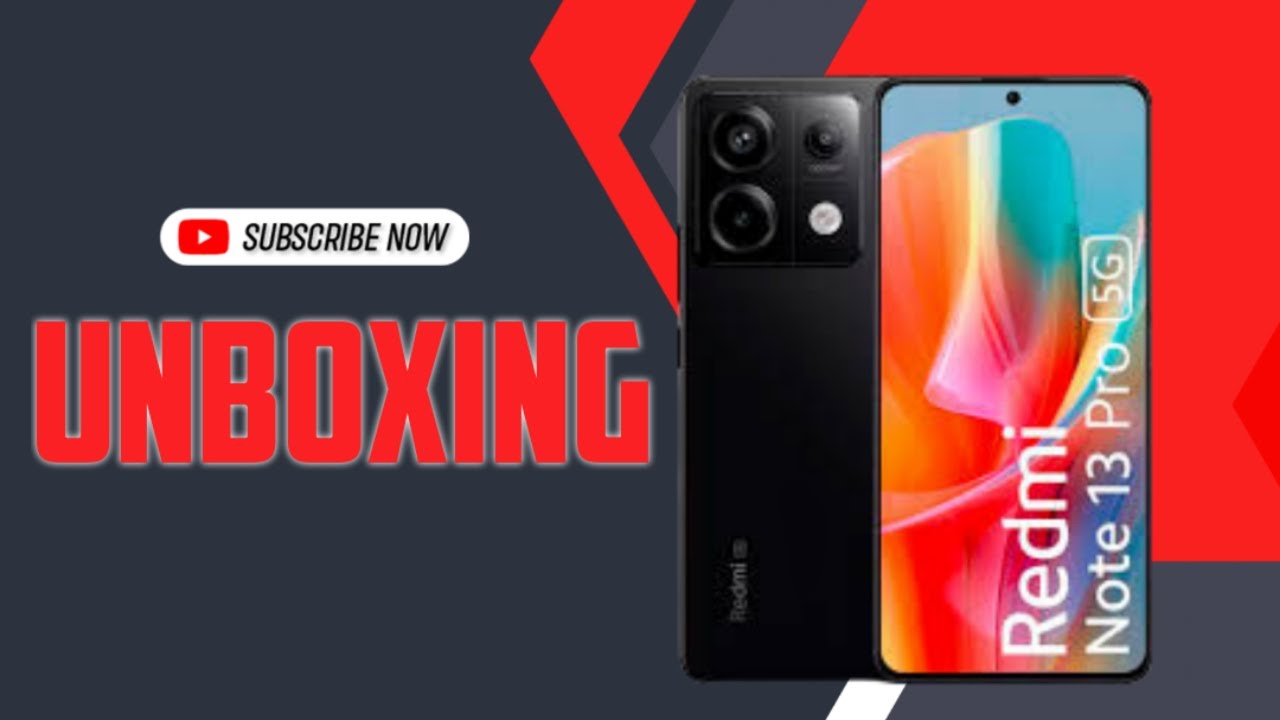 Unboxing Redmi Note 13 Pro 5G 256 GB ROM 8 GB RAM - YouTube