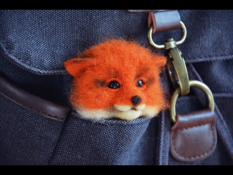 NEEDLE FELTED FOX/KEÇE İĞNELEME TİLKİ