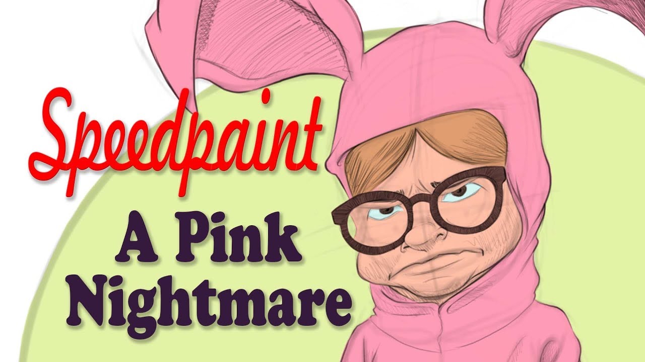 The Pink Nightmare Digital Speed Paint Part 1 - YouTube