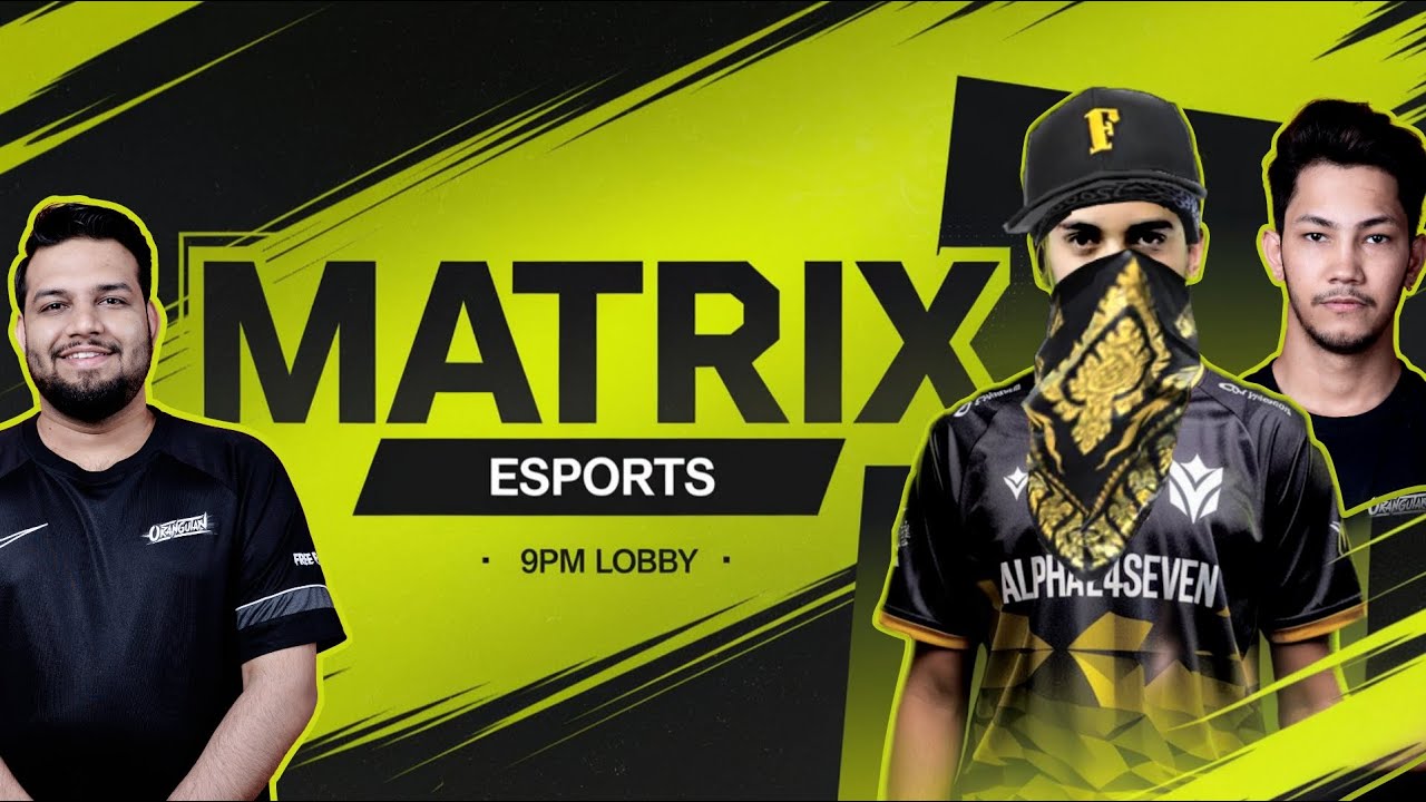 🔴LIVE 🏆FREEFIRE TOURNAMENT | 4VS4 SHOWDOWN AND MATRIX ESPORTS SCRIMS ...