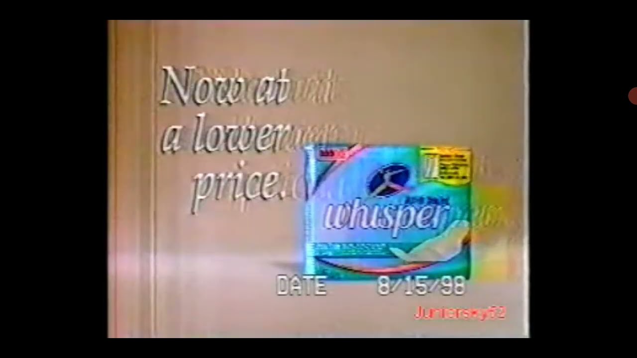 Whisper Ultra Thin with Rhea Santos TV Commercial | 1998 30's - YouTube