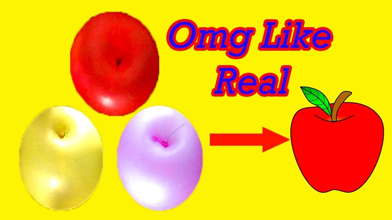 How to make apple with balloon At Home -Apple Balloons Easy!!Creative ...