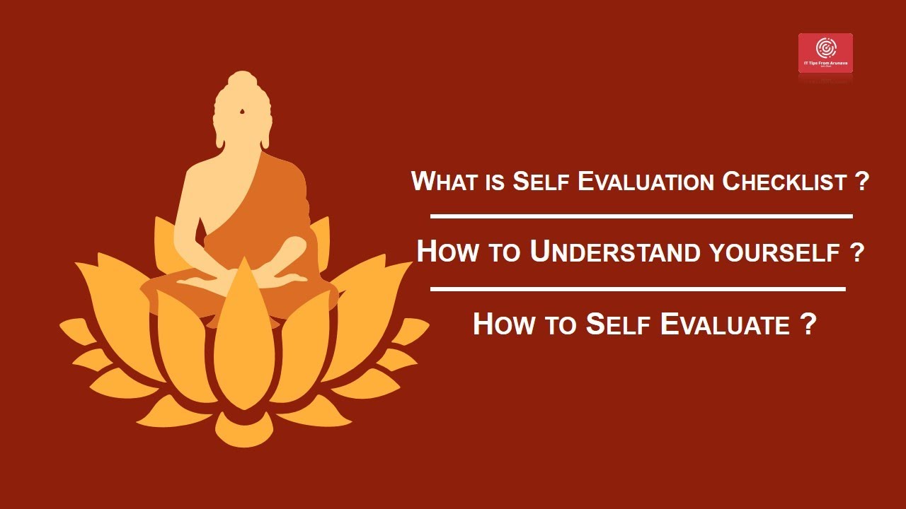 UNDERSTANDING YOURSELF | SELF EVALUATION CHECK LIST | # ...