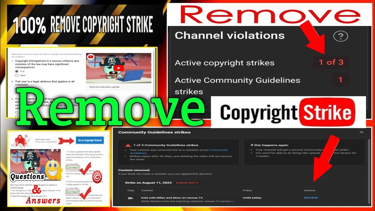 YouTube Copyright Strike বন্ধ করবার সহজ উপায় Bengali 2025 Video # ...