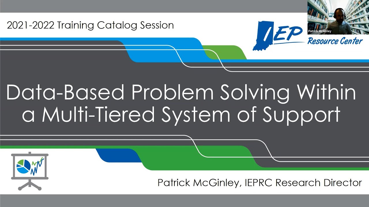 Data Based Problem Solving Within a Multi-Tiered System of Support - YouTube