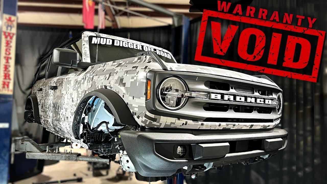 WE DESTROYED A BRAND NEW FORD BRONCO!! - YouTube
