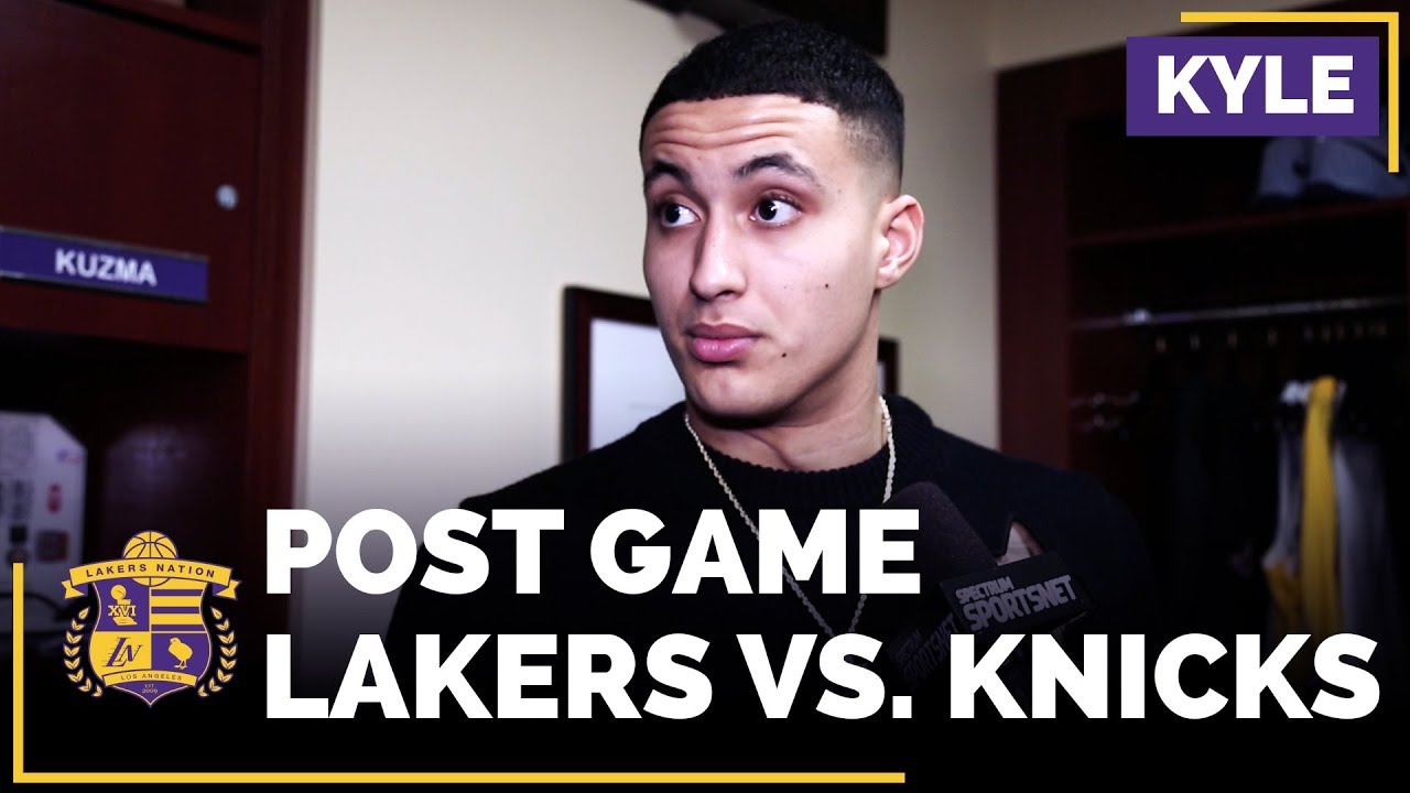 Kyle Kuzma Exits Game With Middle Finger Injury - YouTube