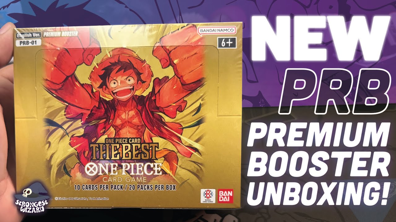 PRB Premium Booster The BEST Unboxing : One Piece TCG - YouTube