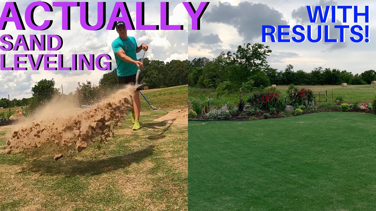 GET a FLAT LAWN !! Answering YOUR Questions About SAND LEVELING - YouTube