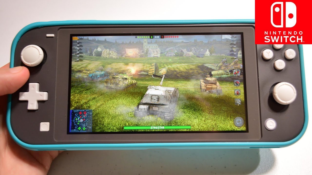 World Of Tanks Blits Nintendo Switch Lite Gameplay - YouTube