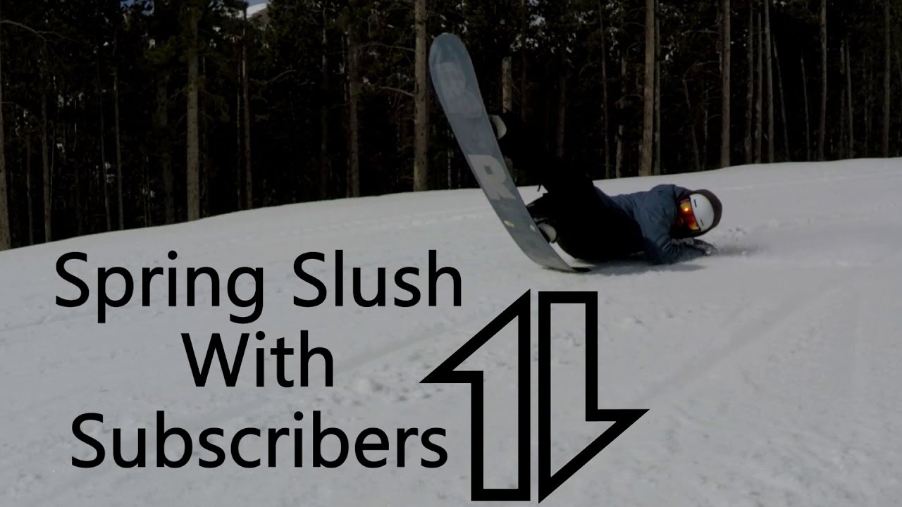 Slushy Spring Shredding with Subscribers - YouTube